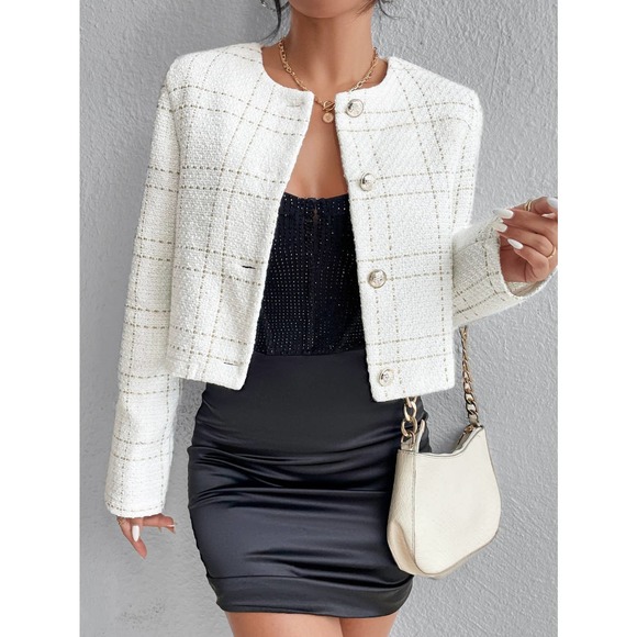 BohoGypsyDreamer.com | Jackets & Coats | Plaid Pattern Button Front ...